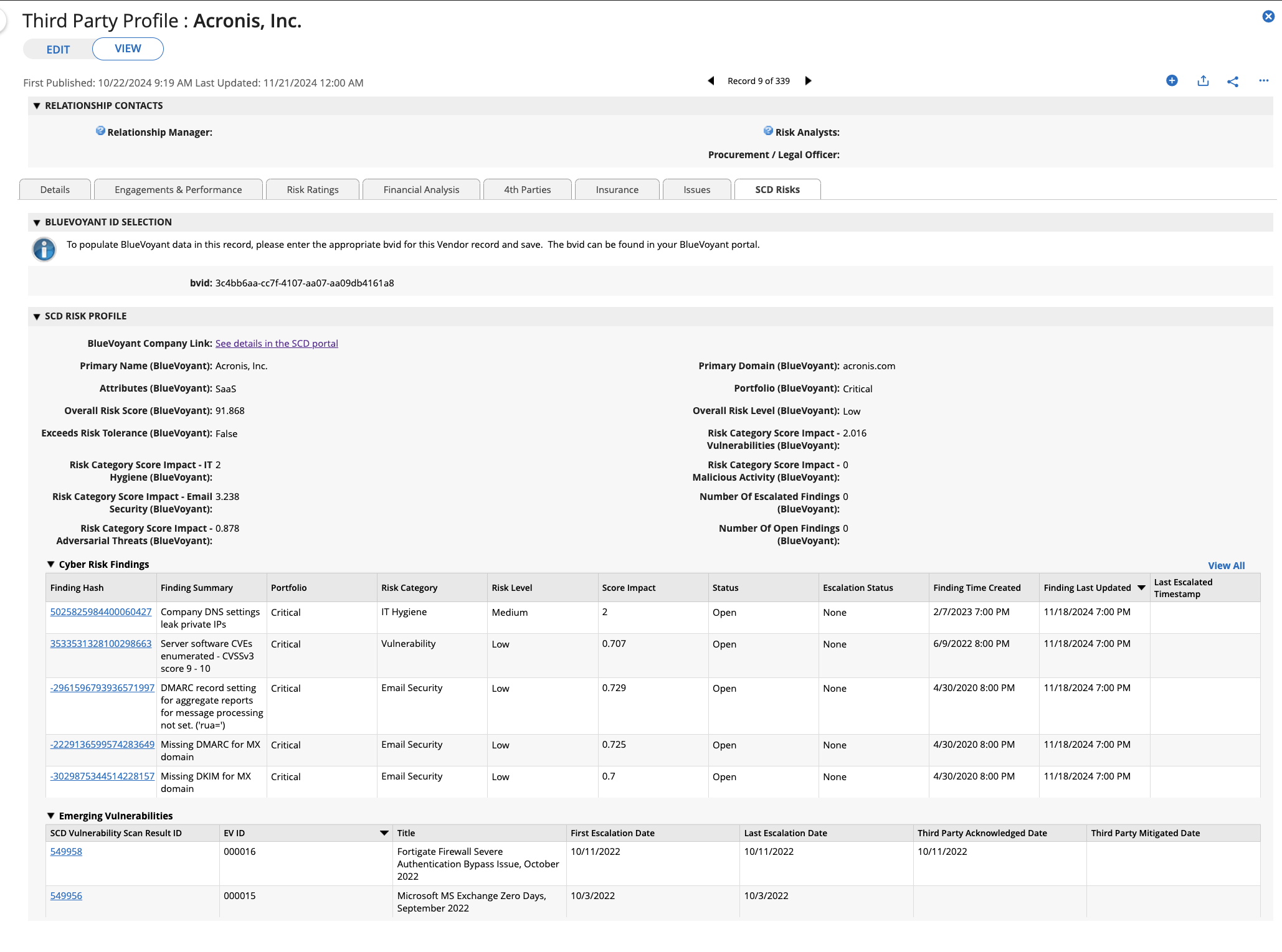 Blogs.Introducing the BlueVoyant Supply Chain Defense Integration with ...