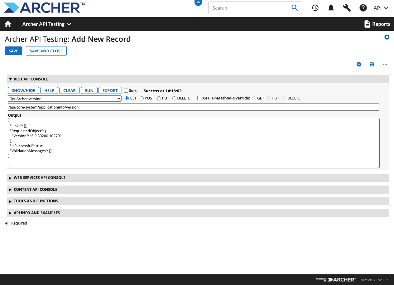 Blogs.Easily Test Archer APIs with the Archer API Testing Tool & Utility