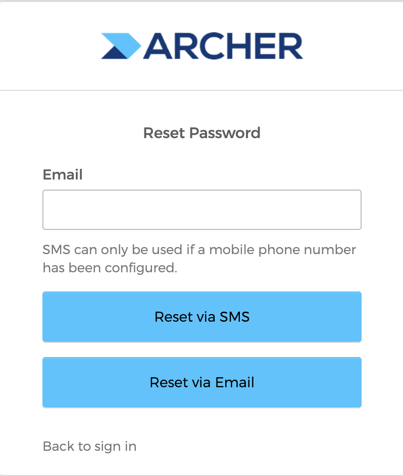 Blogs.How to Reset Your Archer Community Password